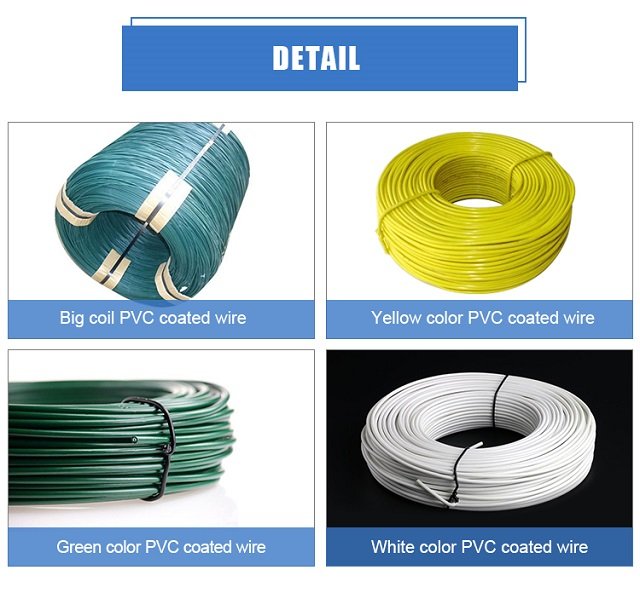 PVC Coated Wire | UV resistant PVC wire - Black vinyl wire